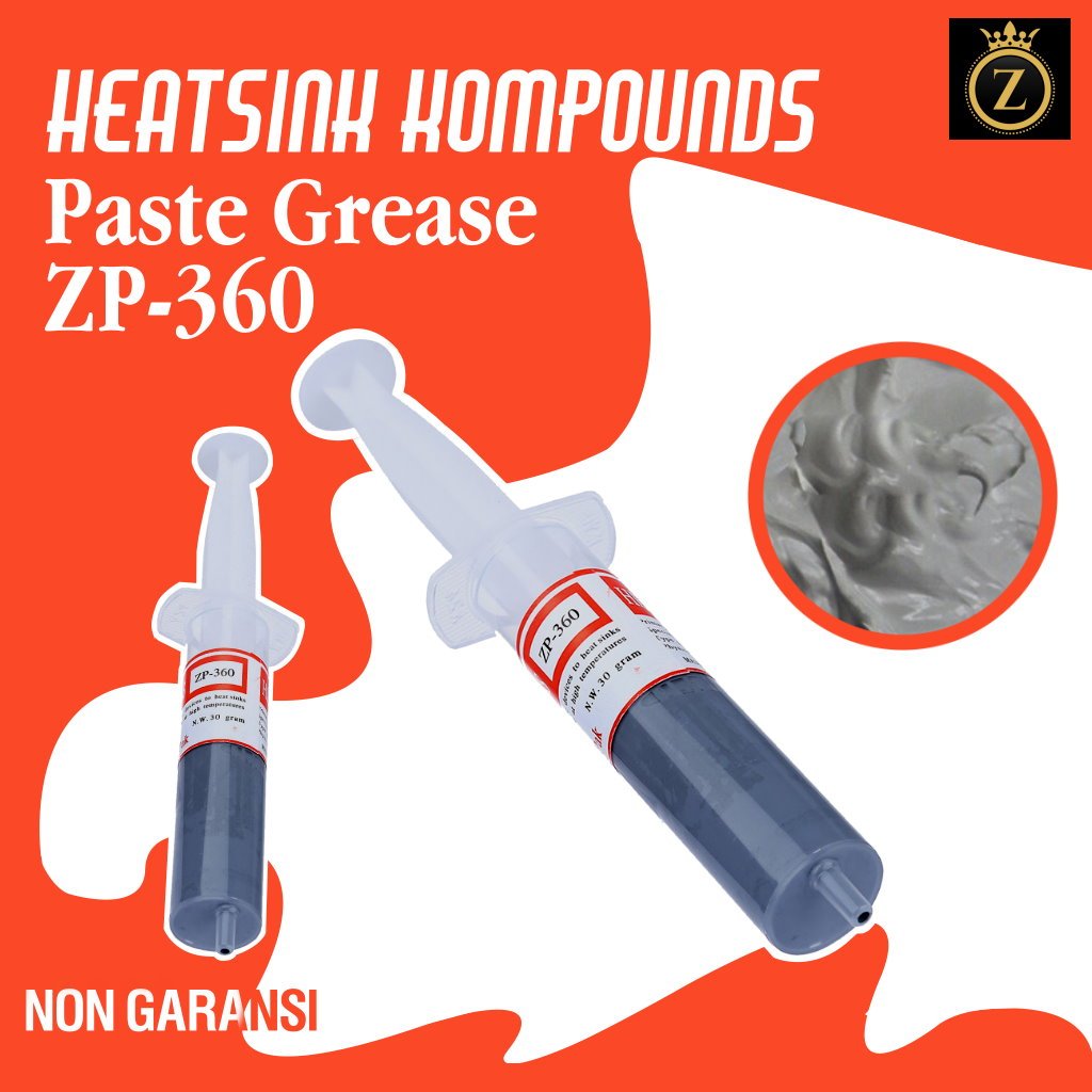 Jual Thermal Pasta / Paste Grease ZP-360 Kemasan Suntik Besar | Shopee ...