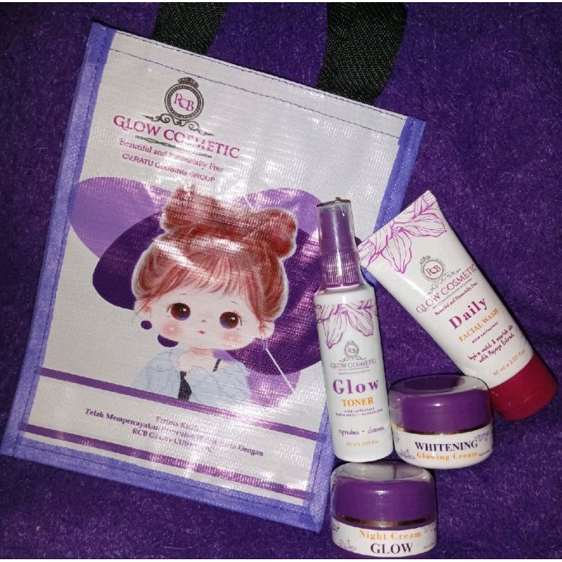 Jual paket rcb glow cosmetic plus night cream original | Shopee Indonesia