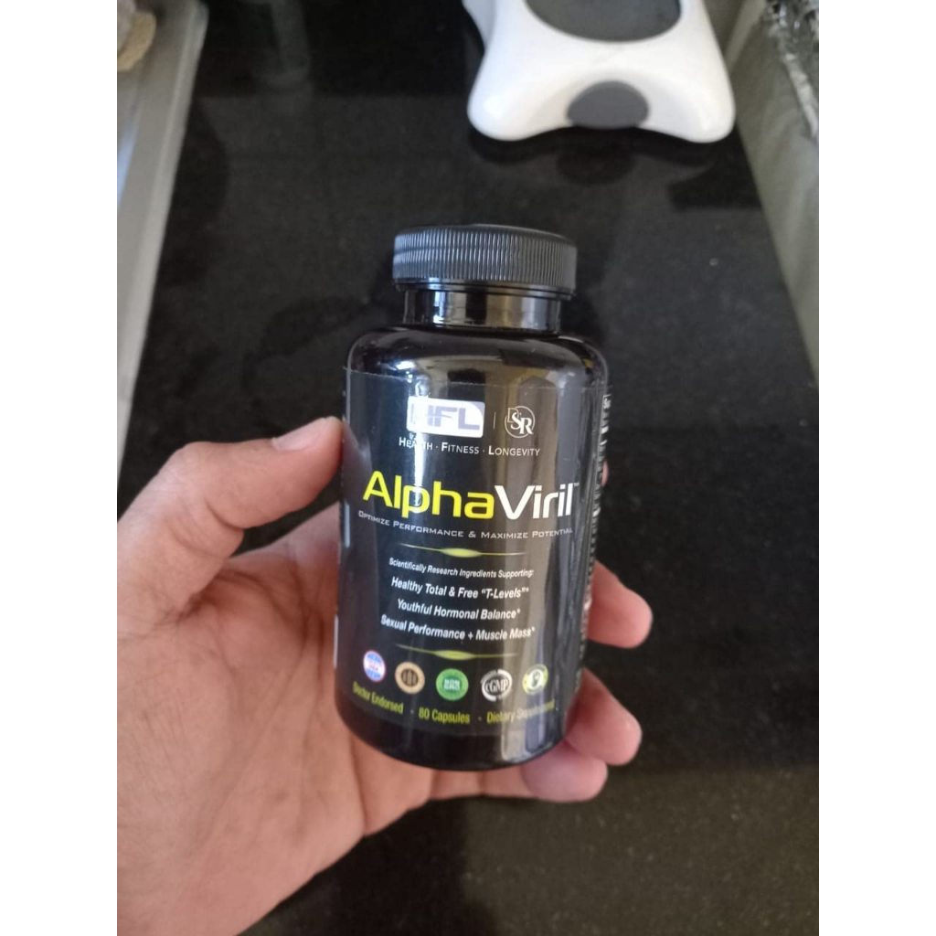 Jual 𝐆𝐑𝐀𝐓𝐈𝐒𝐎𝐍𝐆𝐊𝐈𝐑 • Testosterone Booster Alpha Viril Hfl Original ...