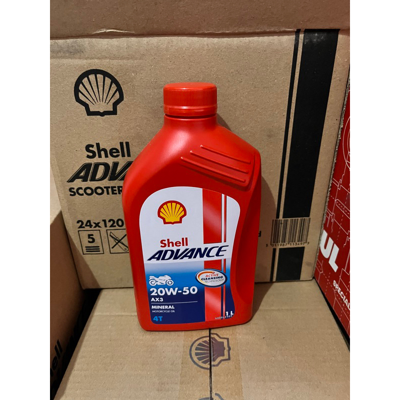 Jual SHELL AX3 20w-50 4t 1 liter | Shopee Indonesia