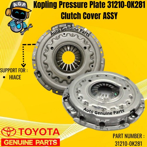 Jual Kopling Pressure Plate 31210-0K281 Clutch Cover ASSY Original ...