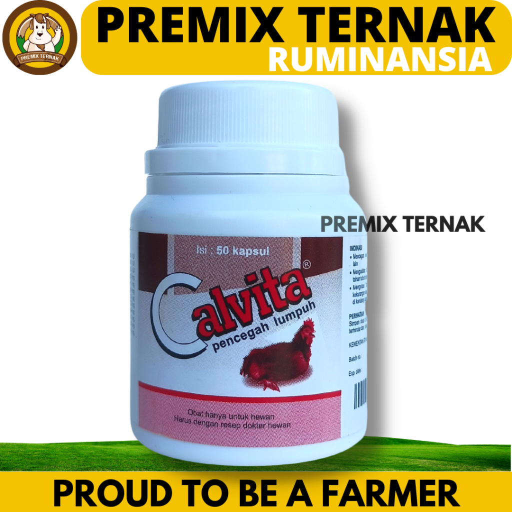 Jual CALVITA 50 Kapsul - Obat Pencegah Lumpuh Ayam Burung Unggas Jago ...