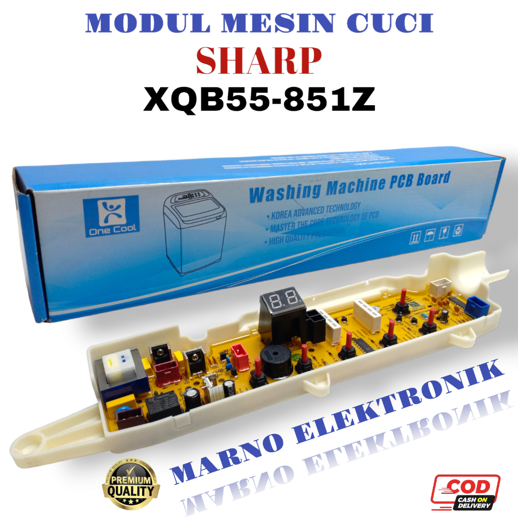 Jual MODUL PCB XQB55-851Z MESIN CUCI SHARP ES-F950P-GY ES F950P-GY ES F950PGY ESF950PGY ASLI ...