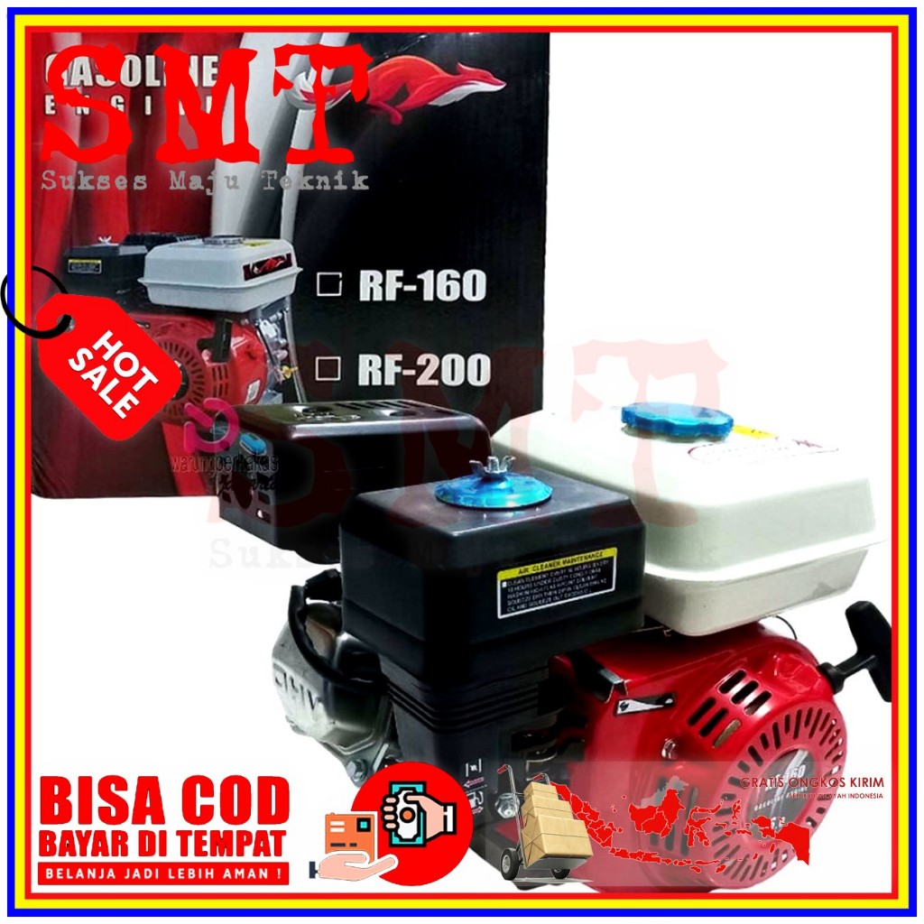 Jual Redfox Mesin Penggerak 6.0 HP Gasoline Engine GX-160 Mesin Motor Penggerak Bensin Serbaguna ...