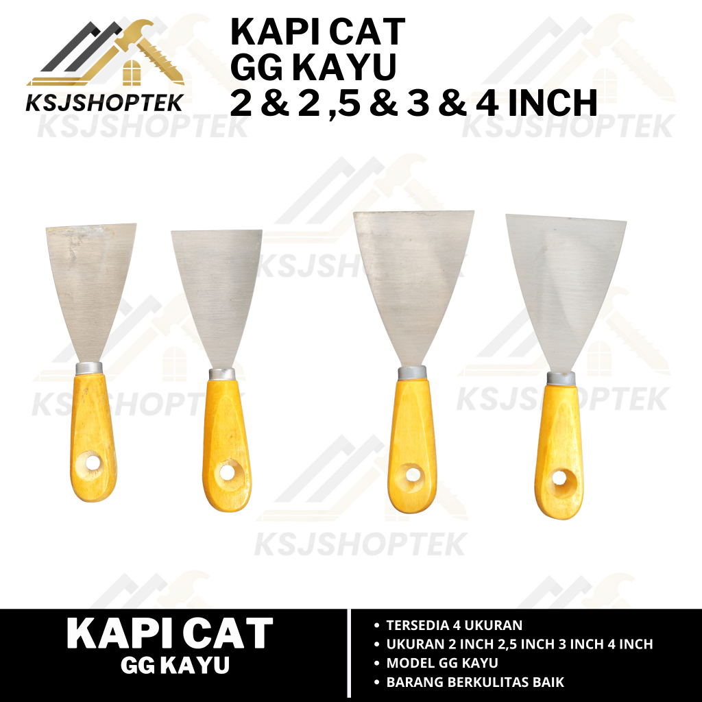 Jual Kapi Cat Gagang kayu / Kapi Plat New Dior 2” 2,5” 3” 4” / Kapi ...