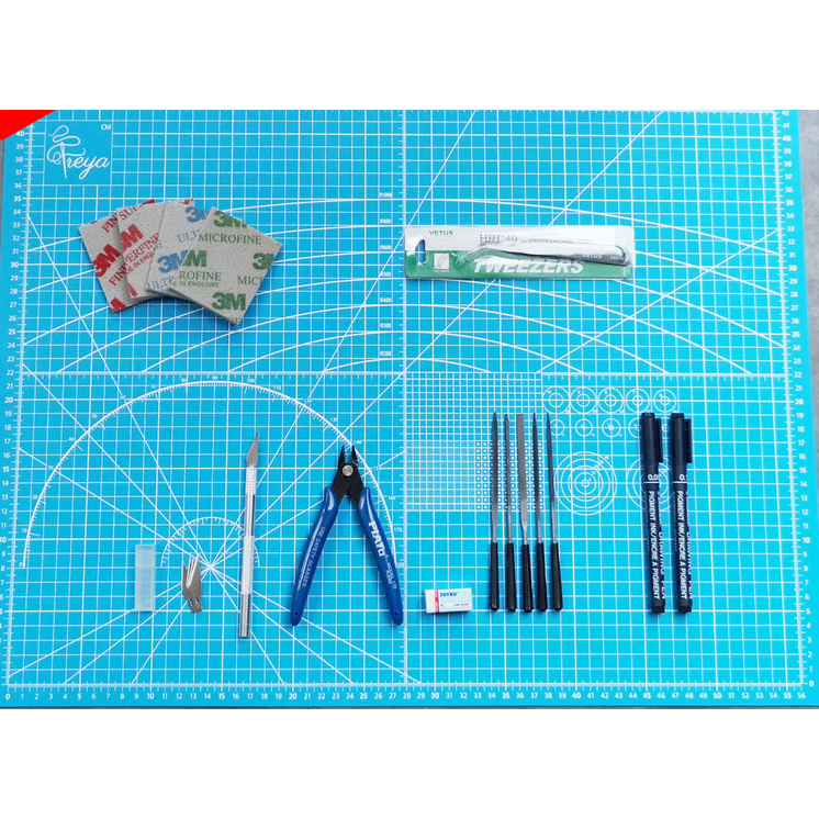 Jual Tools Set Gundam Gunpla - Tool Kit Rakit Gundam Super+ A2 Pack ...