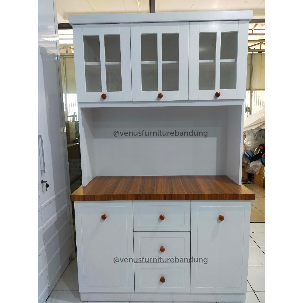 Jual Lemari makan Rak Dapur Pantry duko HPL 3p estetik minimalis ...
