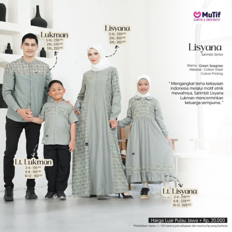 Jual SARIMBIT 2024 NEW ARRIVAL MUTIF LISYANA & LUKMAN SERIES | Shopee ...