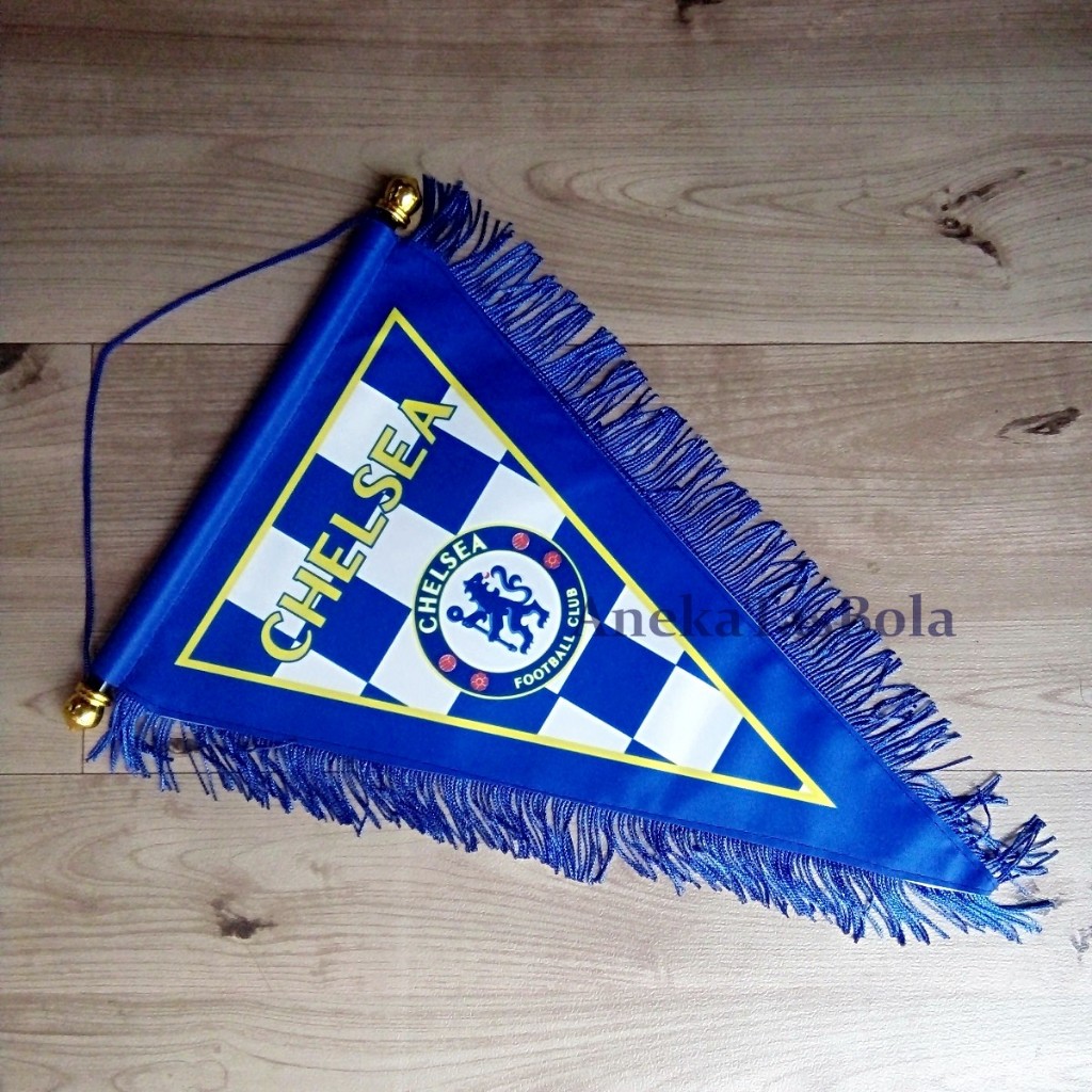 Jual Vandel Bendera Gantung Hiasan Dinding Segitiga Logo Klub Sepakbola ...