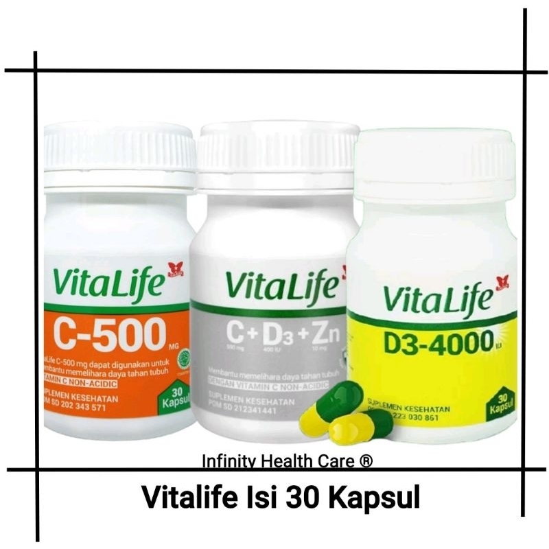 Jual VITALIFE C 500MG 30 kapsul | Vitalife | Vitalife 30 | Vitalife ...