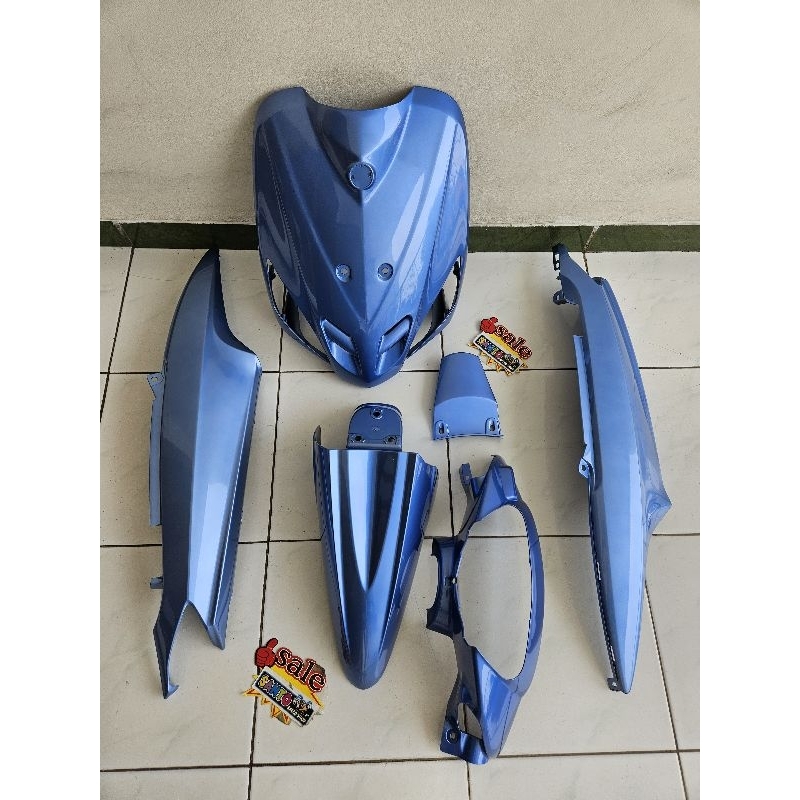 Jual body yamaha mio biru muda original | Shopee Indonesia