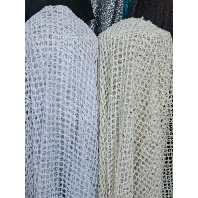 Jual Bahan/Kain Jala Gliter Antik Garment | Shopee Indonesia