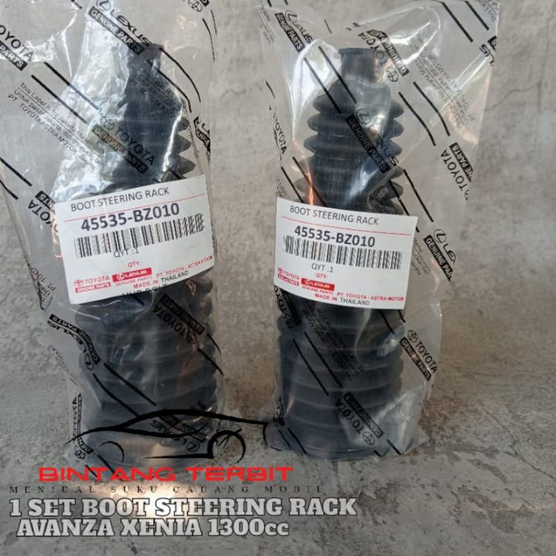 Jual 1 SET KIRI KANAN KARET BOOT STIR AVANZA XENIA 1.3 ( 45535-BZ010 ...
