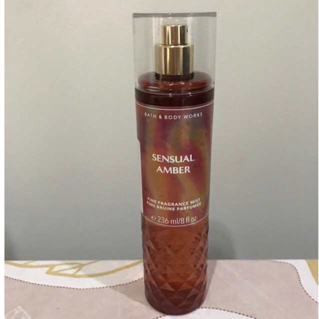 Jual Bath And Body Works Body Mist Sensual Amber | Shopee Indonesia