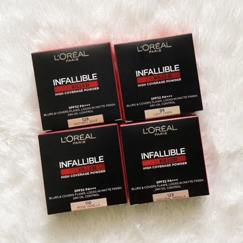 Jual L'Oreal Paris INFALLIBLE OIL KILLER High Coverage Powder SPF 32 PA ...