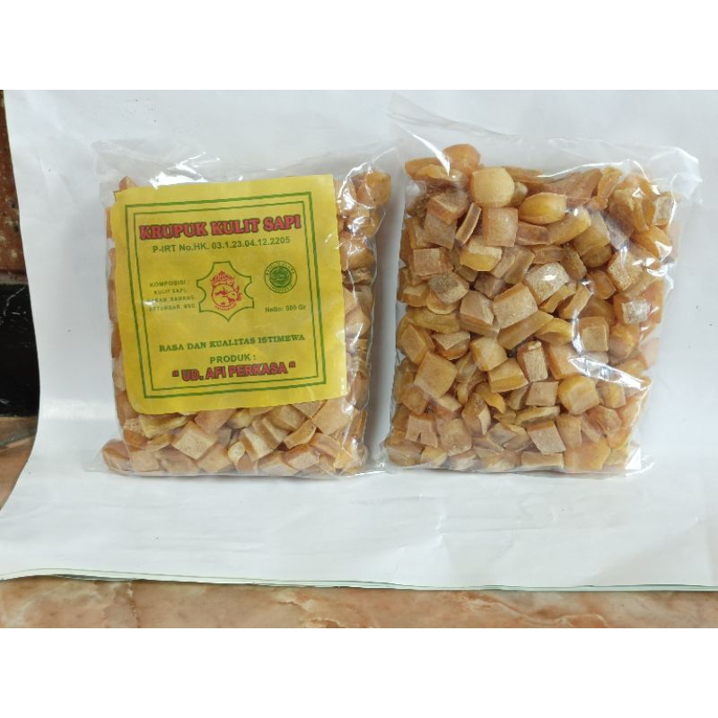 Jual krecek Rambak " UD Afi perkasa " / kerupuk kulit sapi / Rambak ...