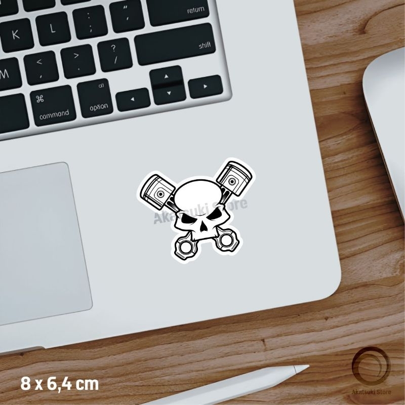 Jual Sticker Stiker Print Tengkorak Piston 8cm | Shopee Indonesia