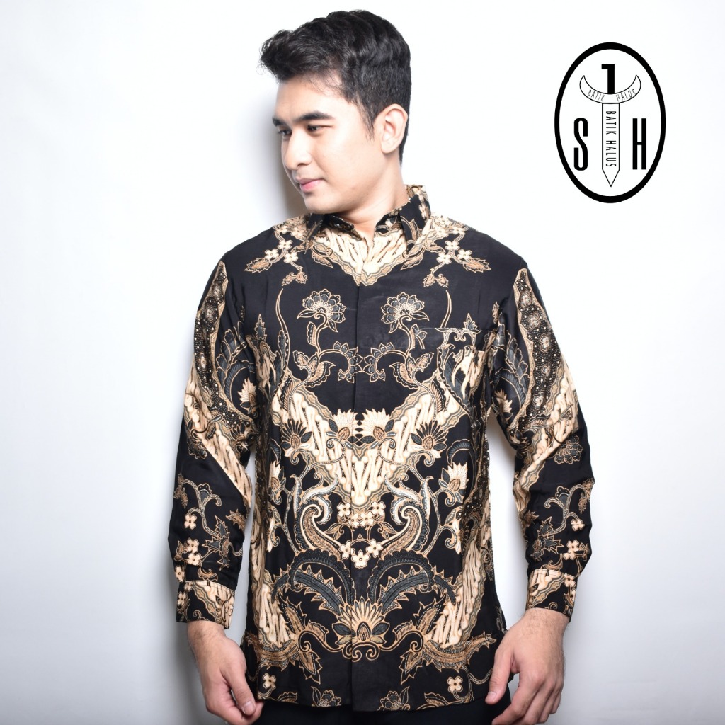 Jual SULTAN HADI BAJU BATIK LENGAN PANJANG PRIA SEMI SUTRA SILKY SUPER ...