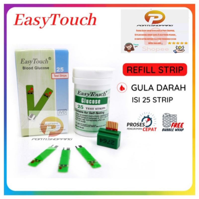 Jual Strip Easy Touch Glucose/Strip Easy Touch Gula | Shopee Indonesia