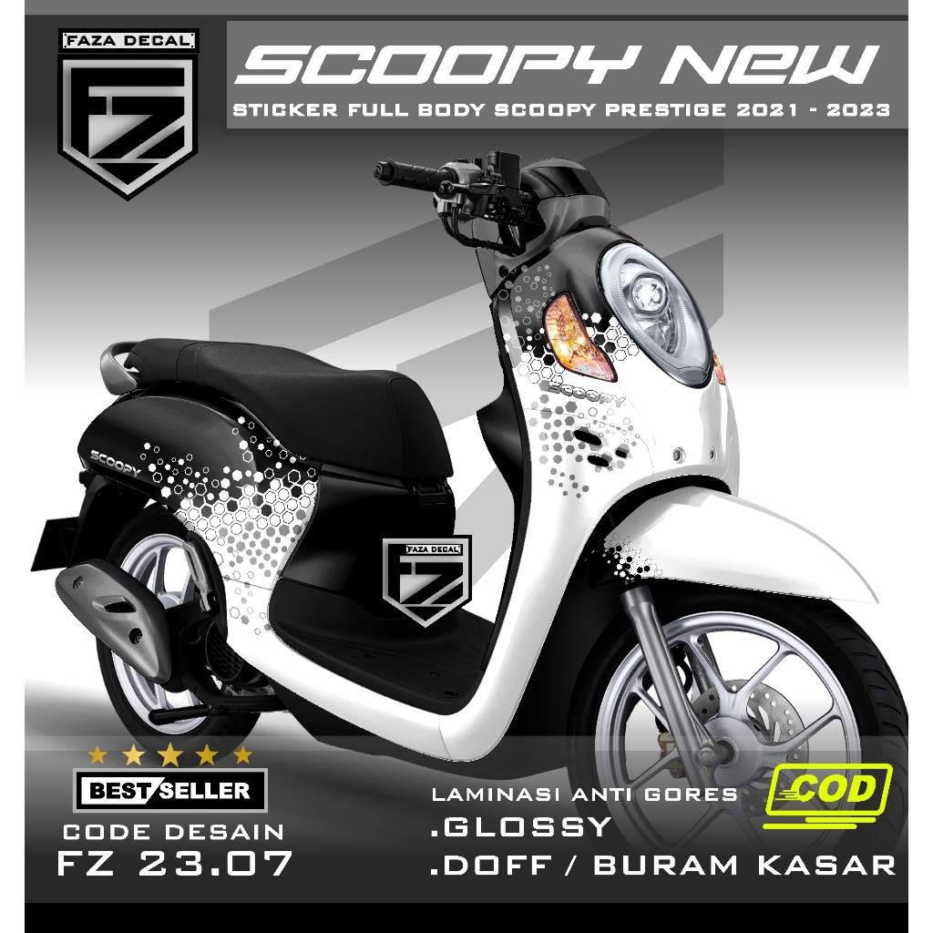 Jual decal scoopy full body - Sticker scoopy 2021 2022 2023 full body ...