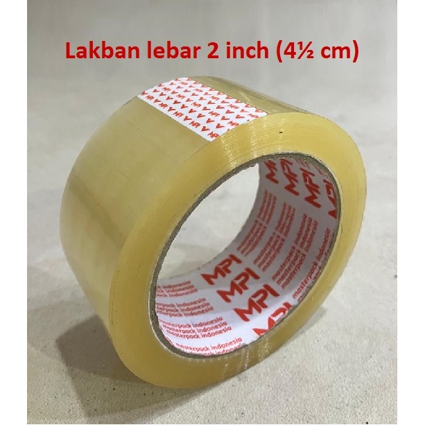 Jual Lakban Bening 2 Inch Solatip Lebar 4,5 cm Selotip Opp 2" Isolasi 4 ...