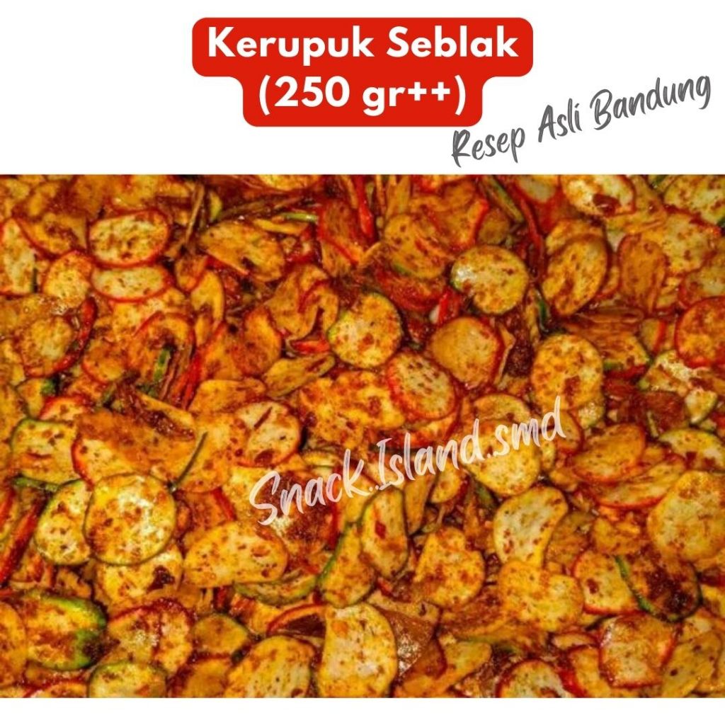 Jual Kerupuk Seblak Mini Pedas Termurah Samarinda Kalimantan Grosir 250 ...