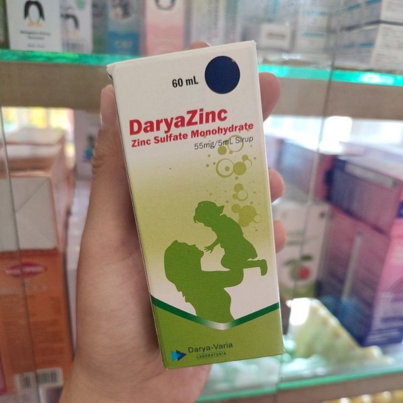 Jual DaryaZinc Darya Zinc sulfate sirup 60ml terapi diare dehidrasi ...