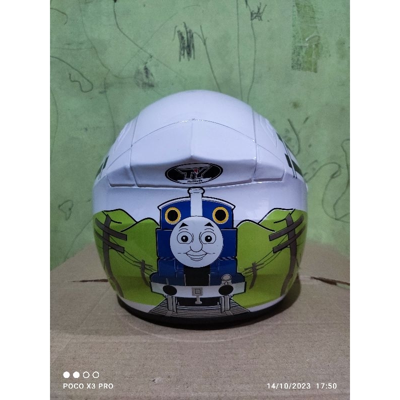 Jual HELM Junior SNI Usia 3-12 tahun stickers Helm anak Pet karakter ...