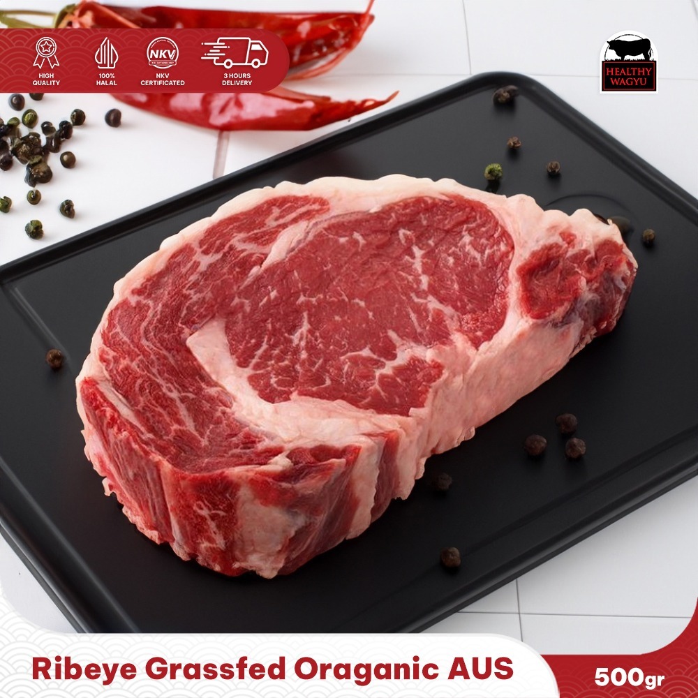 Jual Grassfed Organic Ribeye/ Sapi Organik AUS 500gr Healthy wagyu ...