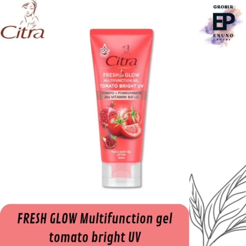 Jual CITRA FRESH GLOW MULTIFUNCTION GEL TOMATO BRIGHT UV 180ML || GEL ...