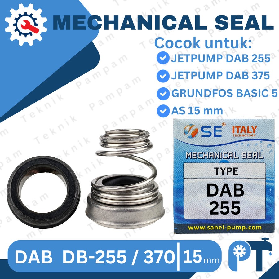 Jual MECHANICAL SEAL DAB 255 / 370 KRUCUT KEONG SIL MEKANIK POMPA AIR | Shopee Indonesia