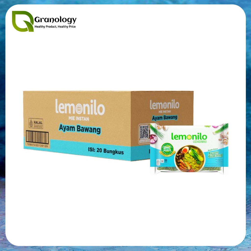 Jual Lemonilo Mie Kuah Instant Rasa Ayam Bawang / Mie Sehat 1 dus 20 ...