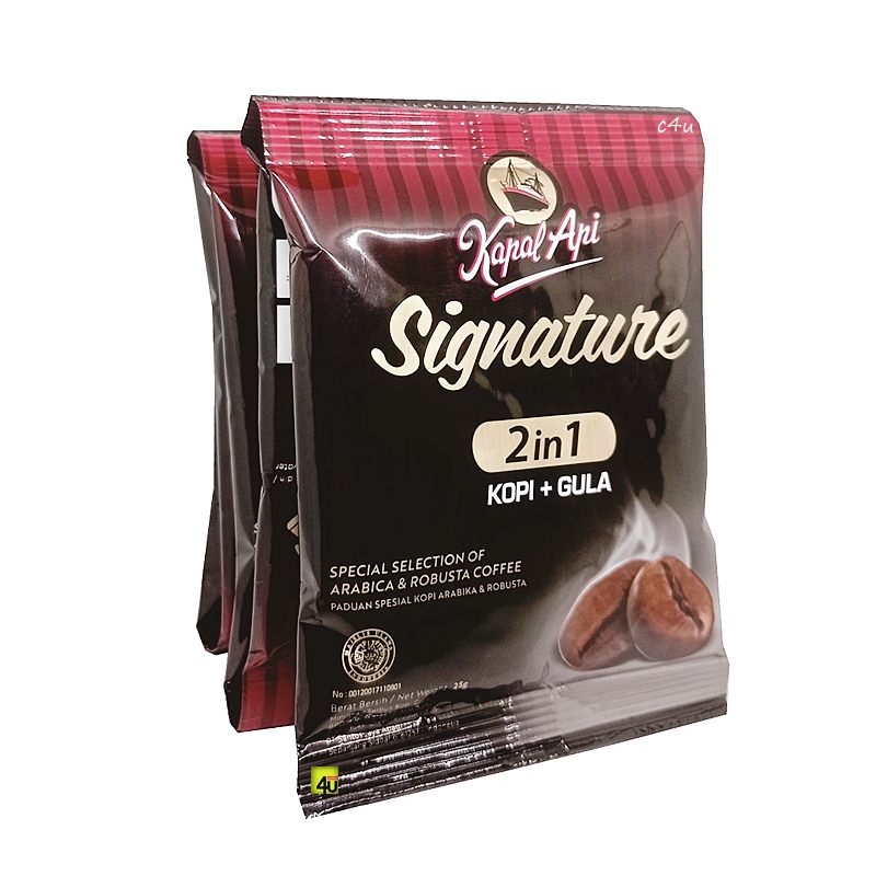 Jual [5 SACHET] Kapal Api SIGNATURE 2in1 - Kopi Plus Gula Spesial ...