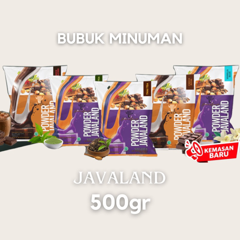 Jual 500gr bubuk minuman javaland serbuk es powder drinks boba milktea ...