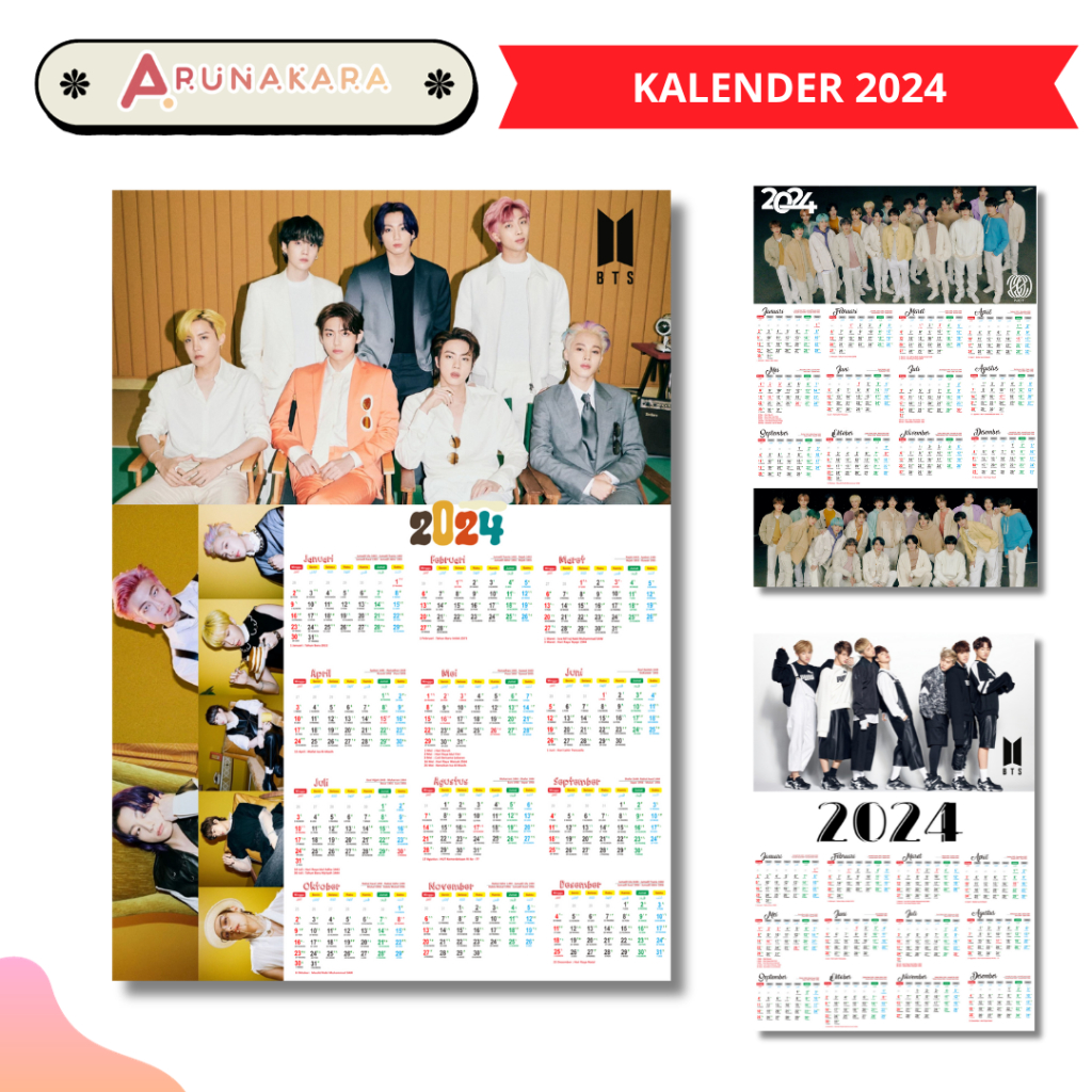 Jual Kalender KPOP BTS NCT 2025 Custom A3 - Kalender Dinding Aesthetic Drakor Butter | Shopee ...