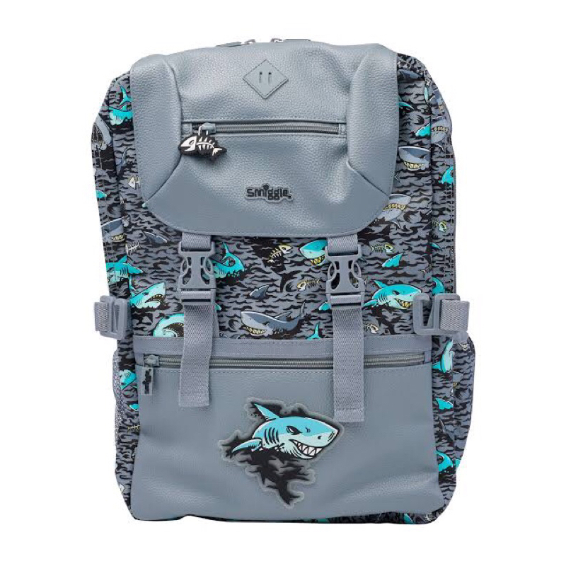 Jual smiggle wild side shark foldover tas smiggle original | Shopee ...