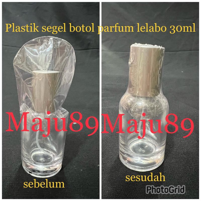Jual Plastik segel botol parfum lelabo 30ml seal atas ( 1 pack isi 50 ...