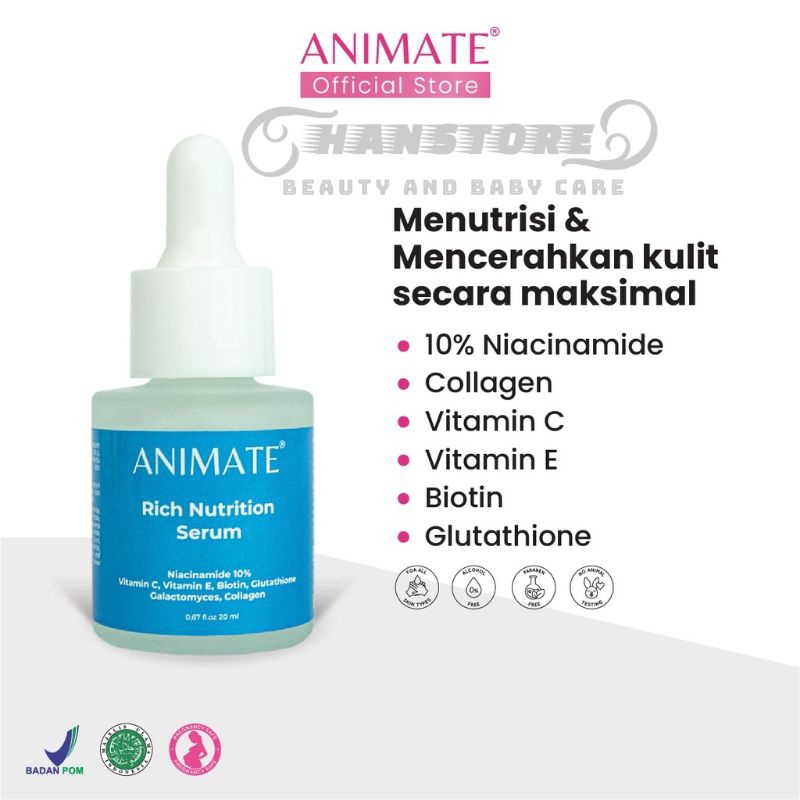 Jual Serum animate biru Animate Rich Nutrition Serum 20 ml | Shopee ... Jual Serum animate biru Animate Rich Nutrition Serum 20 ml | Shopee ...
