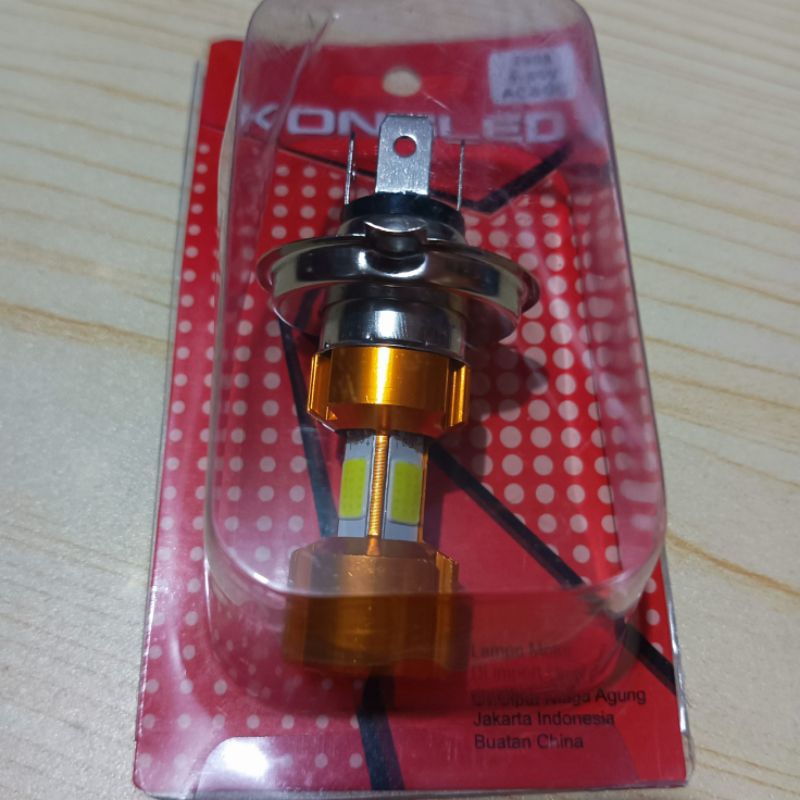 Jual LAMPU LED DEPAN H4 3 SISI PUTIH VESPA SPRINT PRIMAVERA LX S GTS ...