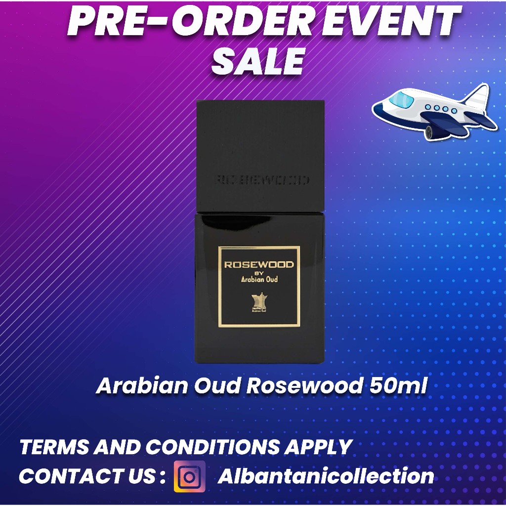 Jual ARABIAN OUD ROSEWOOD EDP ORIGINAL 50ml BNIB AND SEALED | Shopee ...