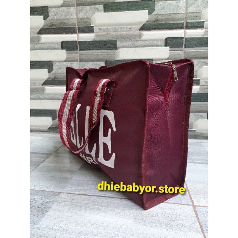 Jual Tas Tenteng Pasar Belanja Jumbo 49x20x35 cm Tas Jinjing Serbaguna ...