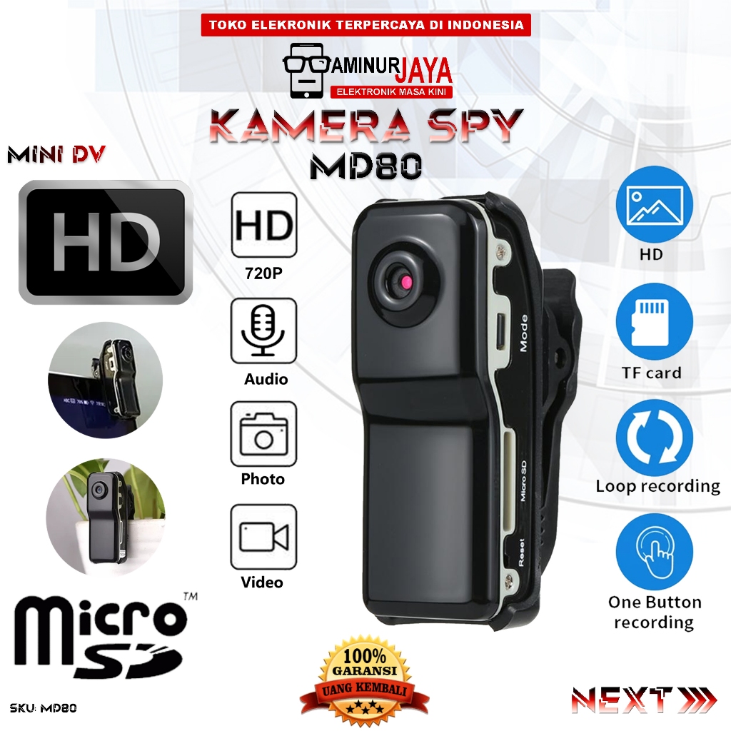 Jual Kamera Mata Mata MD80 Spy Cam DVR Video Audio Recorder Digital ...