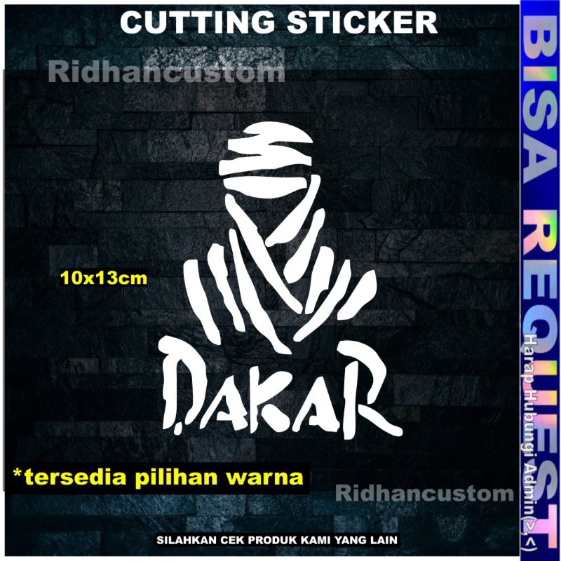 Jual [ DAKAR ] CUTTING STICKER DAKAR RALLY | Shopee Indonesia