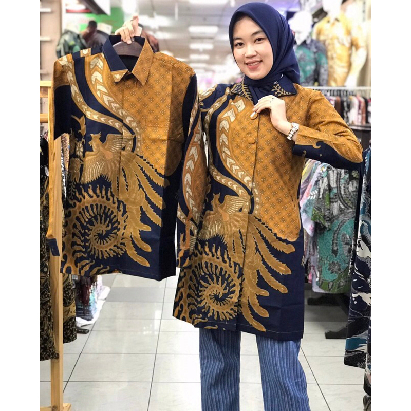 Jual Batik couple premium full lapisan furing trikod | Shopee Indonesia