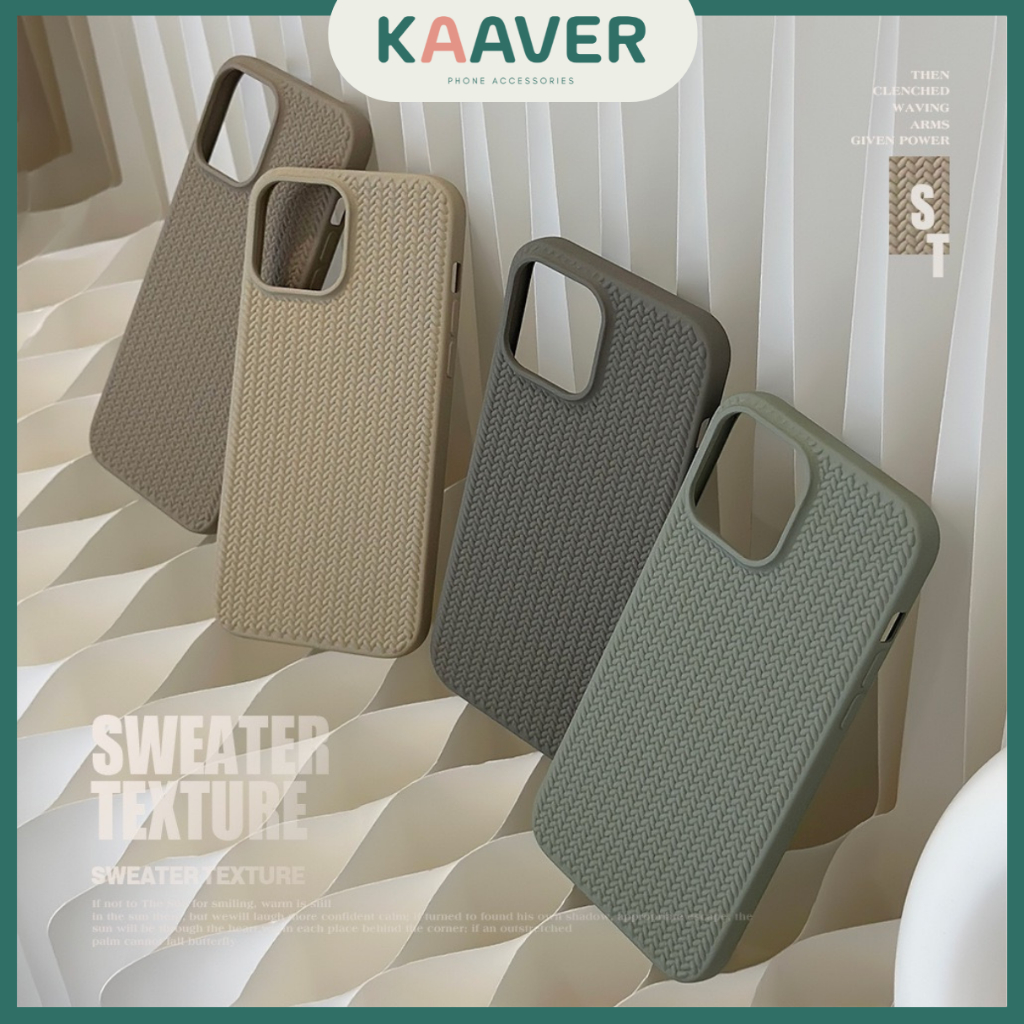 Jual KAAVER - Sweater Design Earth Tone TPU Silikon Softcase iPhone 11 ...