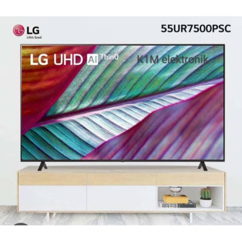 Jual LED LG 55 inch Smart tv UHD 4K 55UR7500PSC THINQ AI | Shopee Indonesia