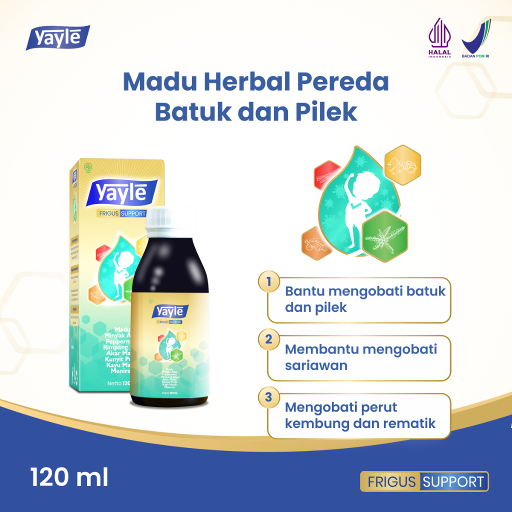 Jual Yayle Frigus Support 120 ml - Membantu Meredakan Batuk dan Pilek ...