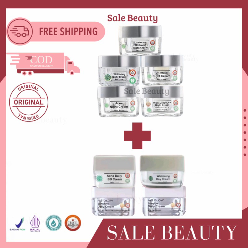 Jual ( BUNDLING ISI 2 ) CREAM MALAM & CREAM PAGI MS | Shopee Indonesia