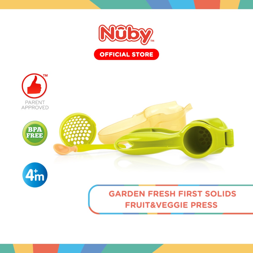 Jual NUBY GARDEN FRESH FIRST SOLIDS FRUIT & VEGGIE PRESS | ALAT PENGHALUS BUAH/ SAYURAN | Shopee ...