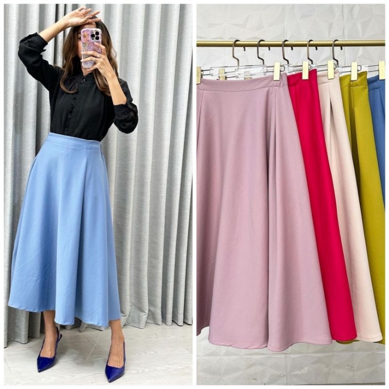 Jual ROK SCUBA PREMIUM MODEL PAYUNG// ROK SCUBA BAHAN PREMIUM | Shopee ...